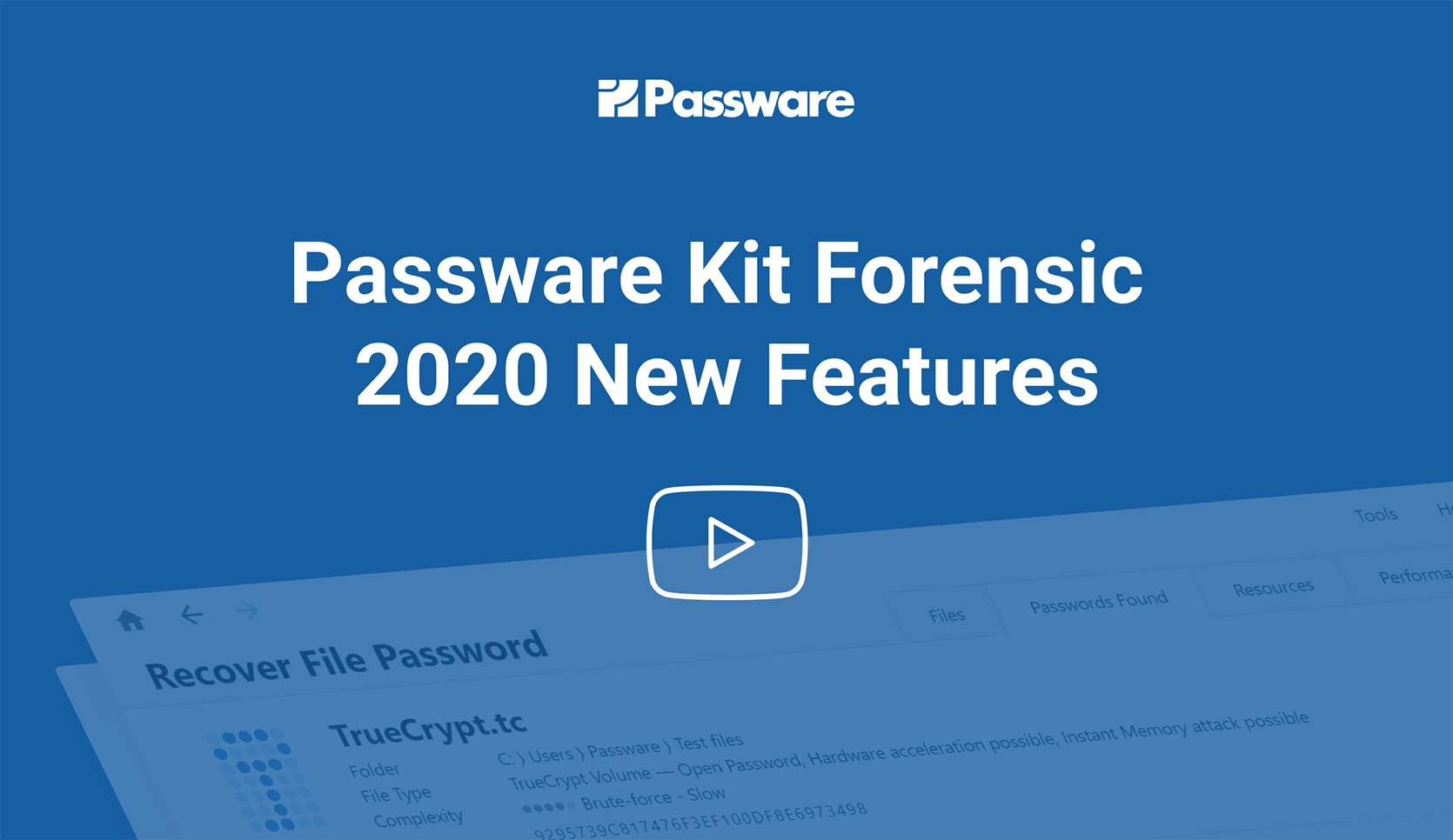 Video on Passware Kit Forensic new features in 2020 – Passware Blog