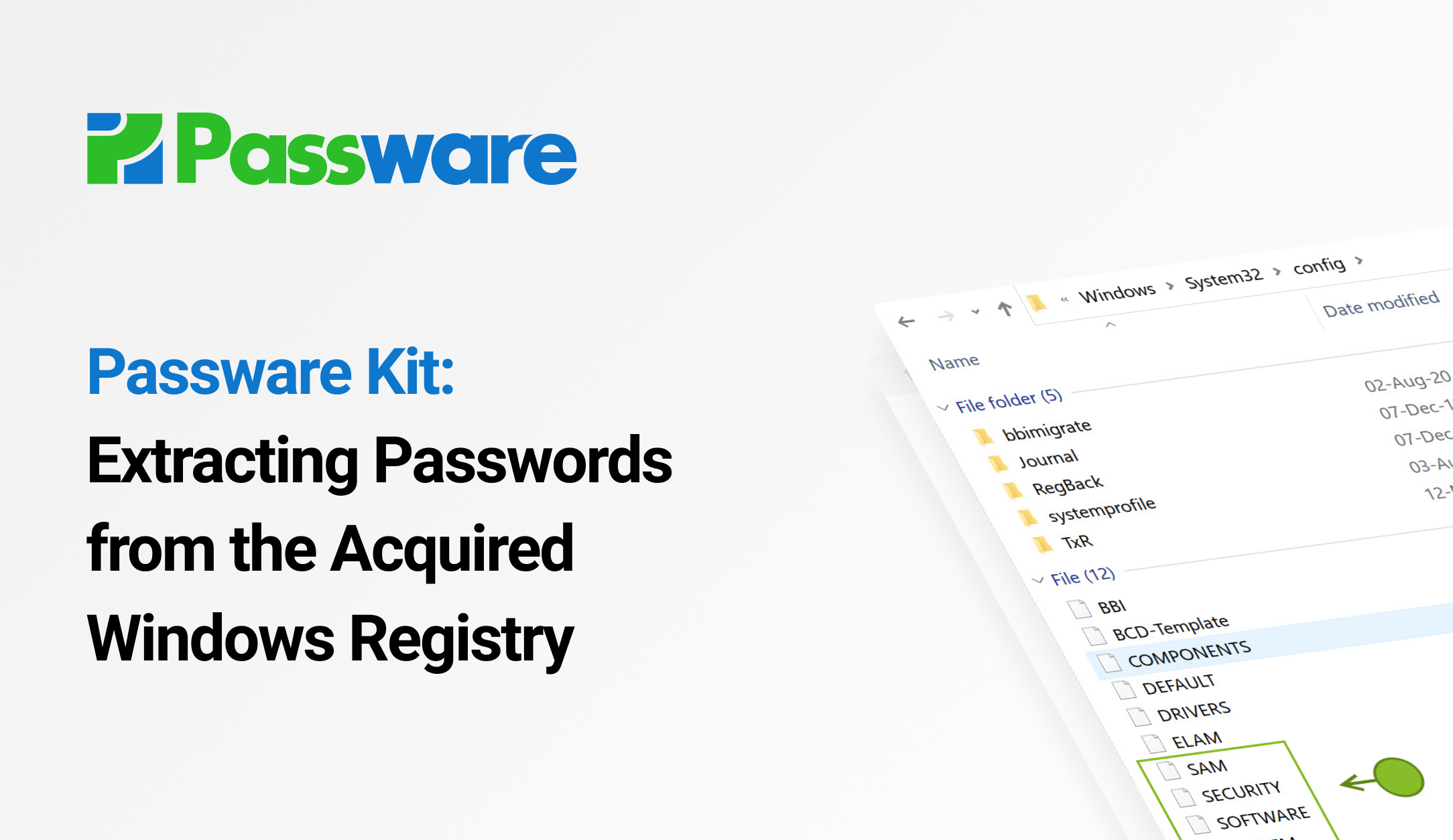 Extracting Passwords From The Acquired Windows Registry Passware Blog