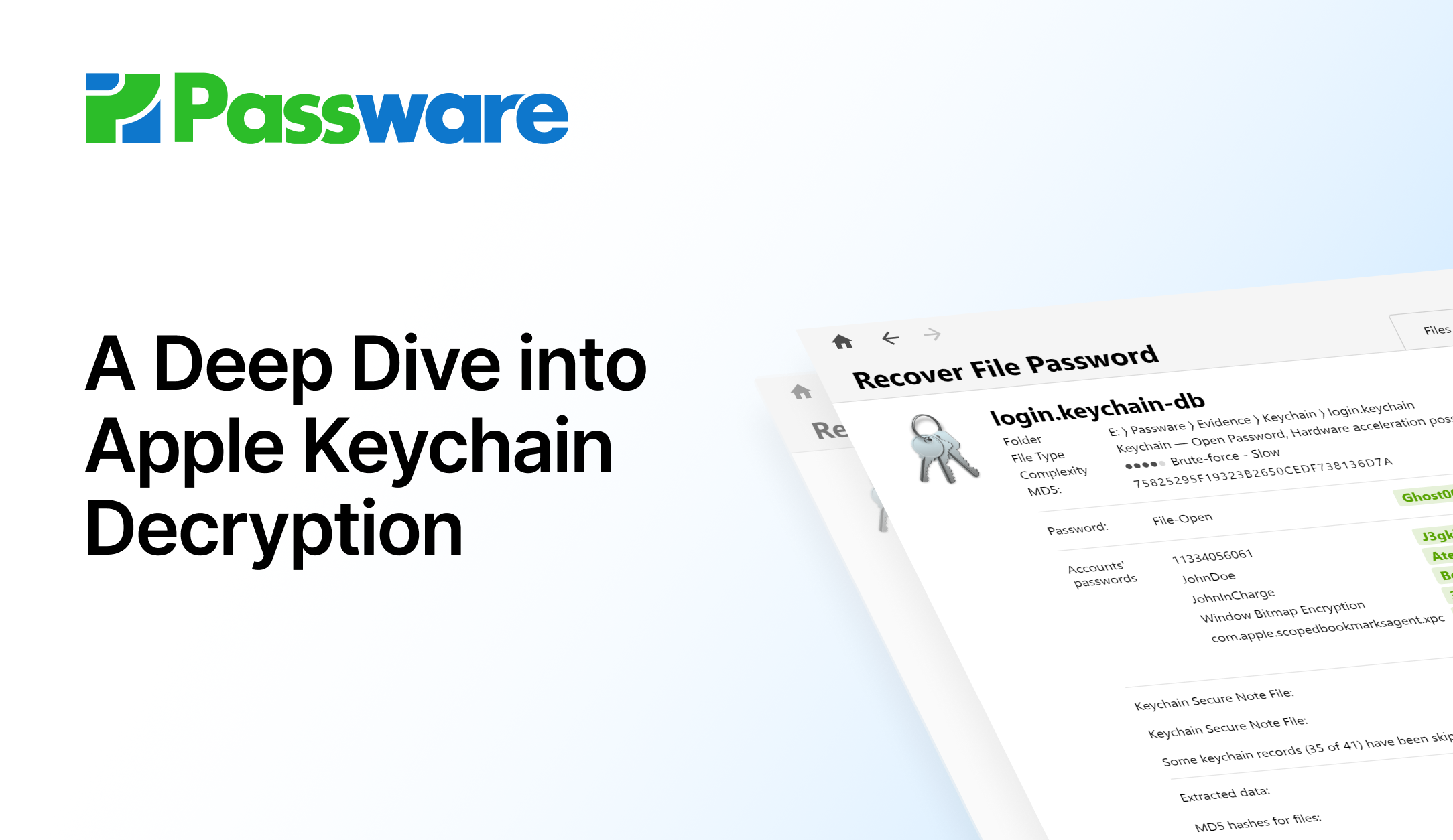A Deep Dive into Apple Keychain Decryption – Passware Blog