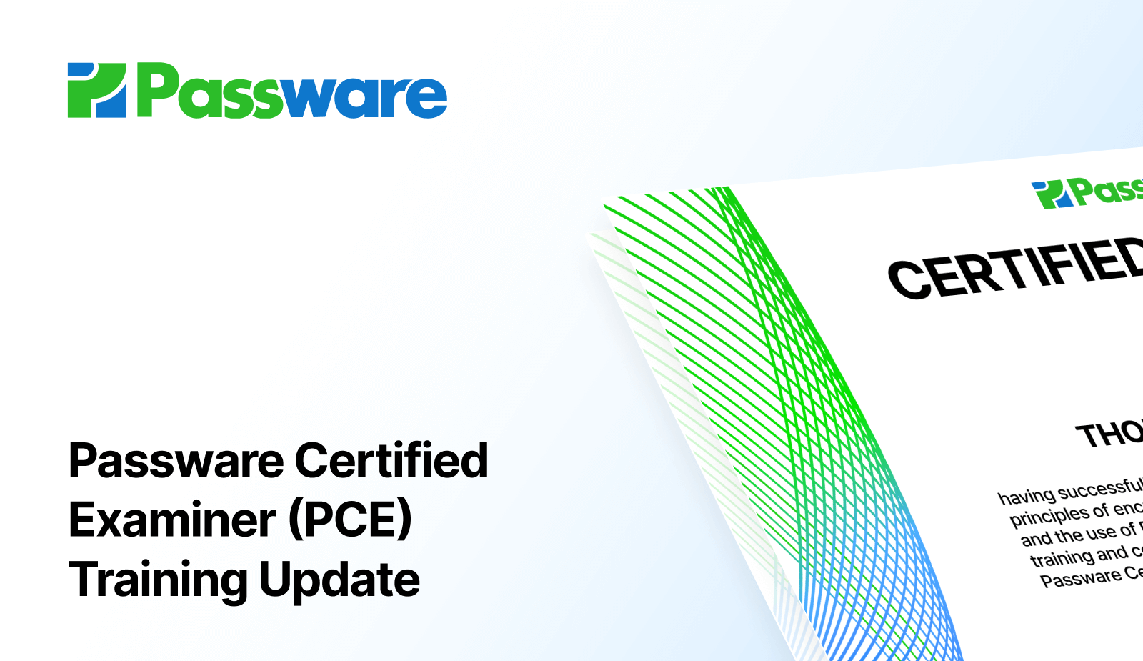 Passware Certified Examiner Training v2 Now Available – Passware Blog