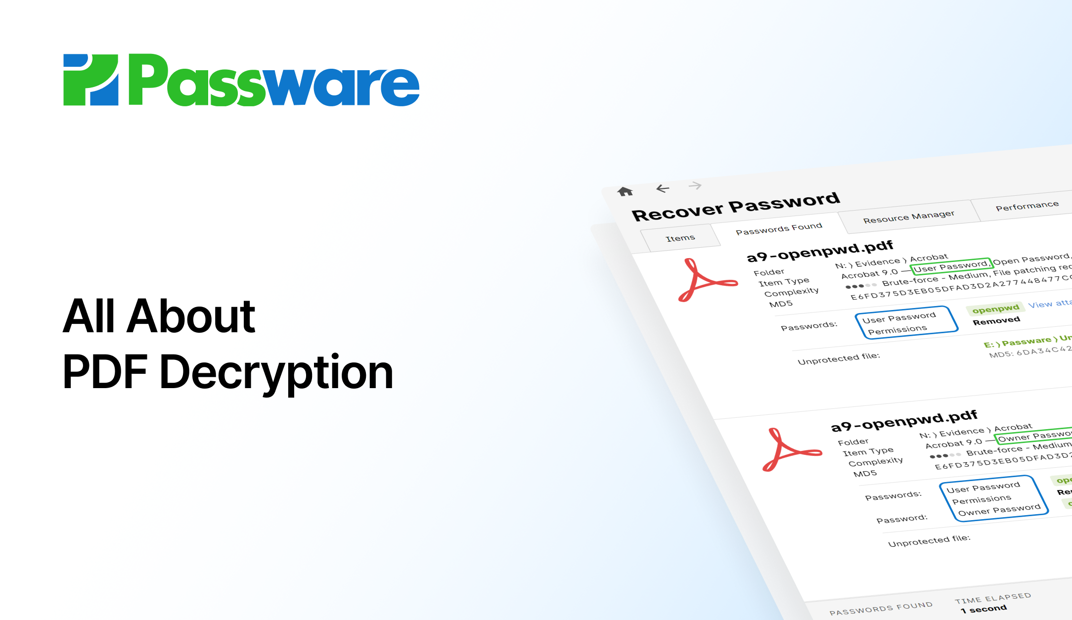 All About PDF Decryption – Passware Blog